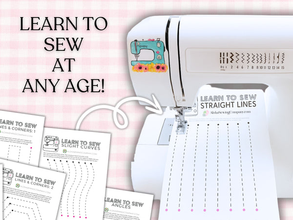 🪡 Printable LEARN TO SEW Practice Sheets | How to start sewing today ...