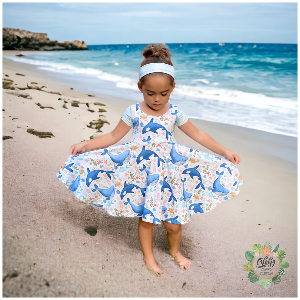 🌸 EASY 🌸 Beginners Girls Essential Tie Back Sun Dress PDF Sewing ...